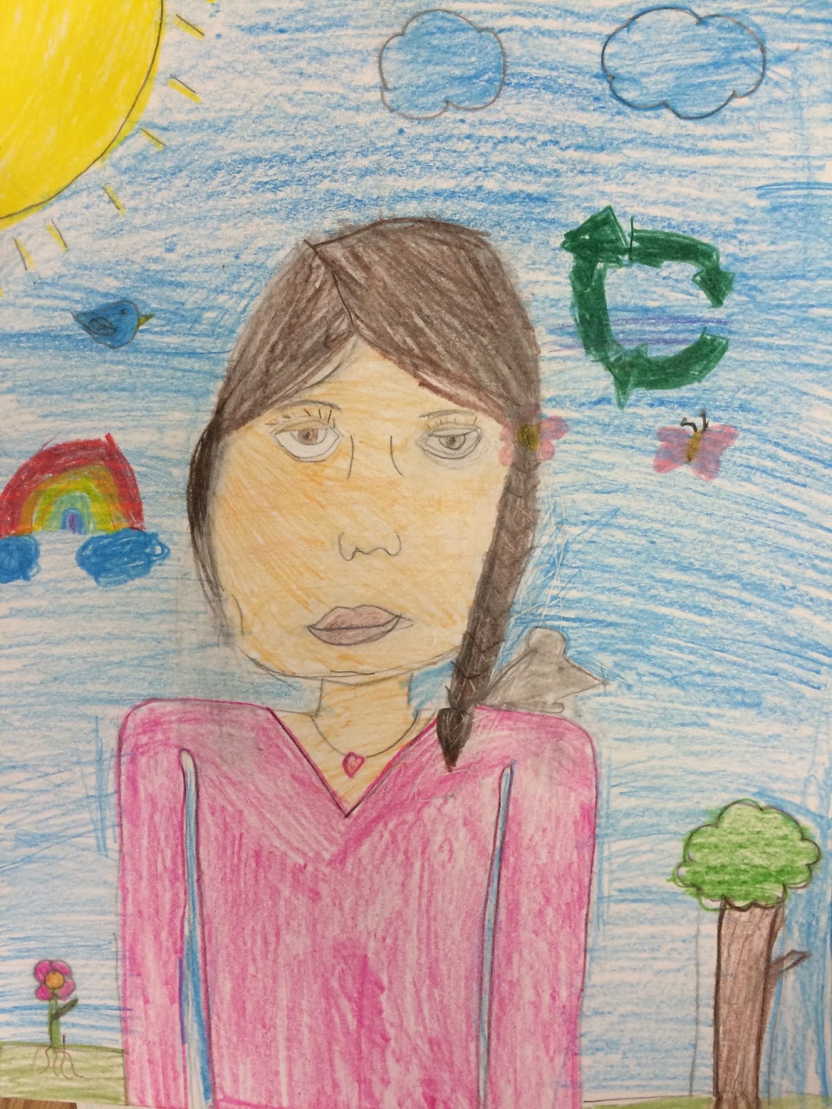 The Art Studio at Cooper Dual Language Academy: Self-Portrait with ...