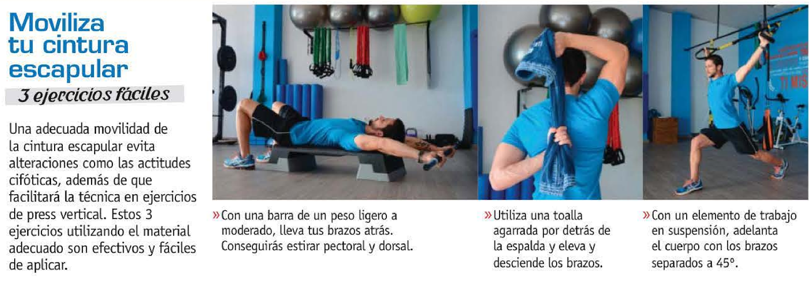 Rutinas de Ejercicio: Cintura Escapular-Movilidad Cintura Escapular