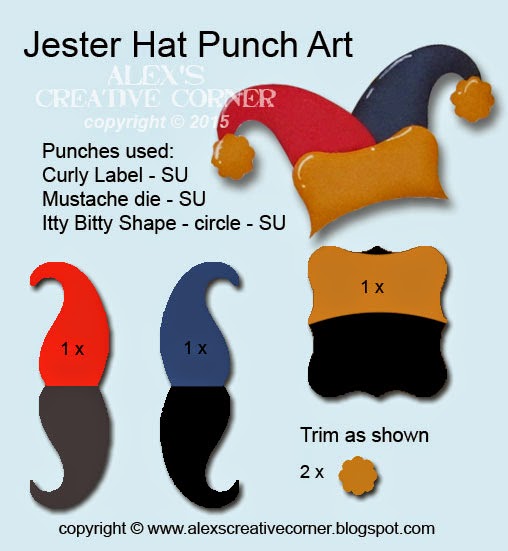Alex's Creative Corner: Jester Hat Card