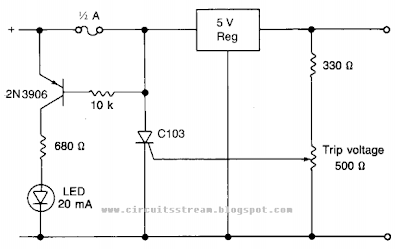 Build a Power supply Protection Circuit Diagram | Electronic Circuit ...