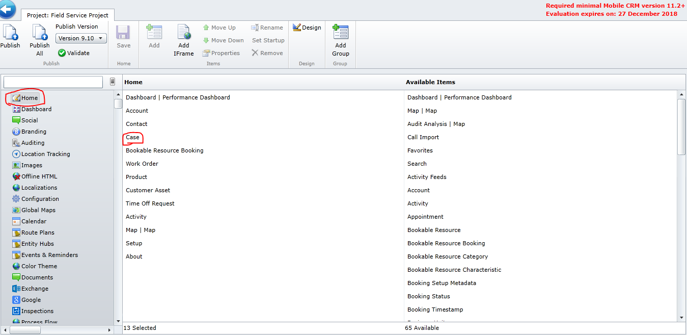 Editing Resco MobileCRM Project in Microsoft Dynamics 365 Field Service ...