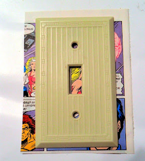 Pinterest Adventures: Comic Book Light Switch Covers