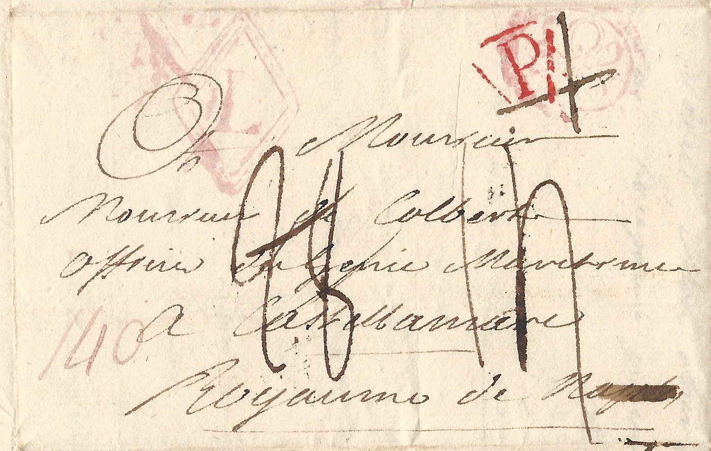 La Marcophilie Navale Envelopmer: Louis Marie Joseph Caffarelli préfet ...