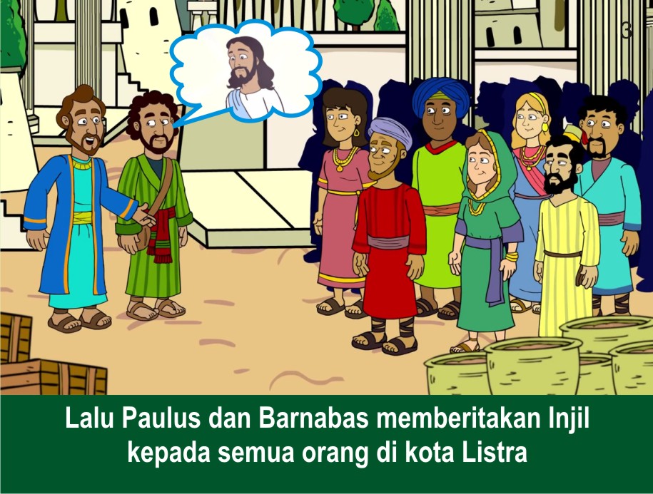 Komik Alkitab Anak: Paulus Menyembuhkan Orang Lumpuh