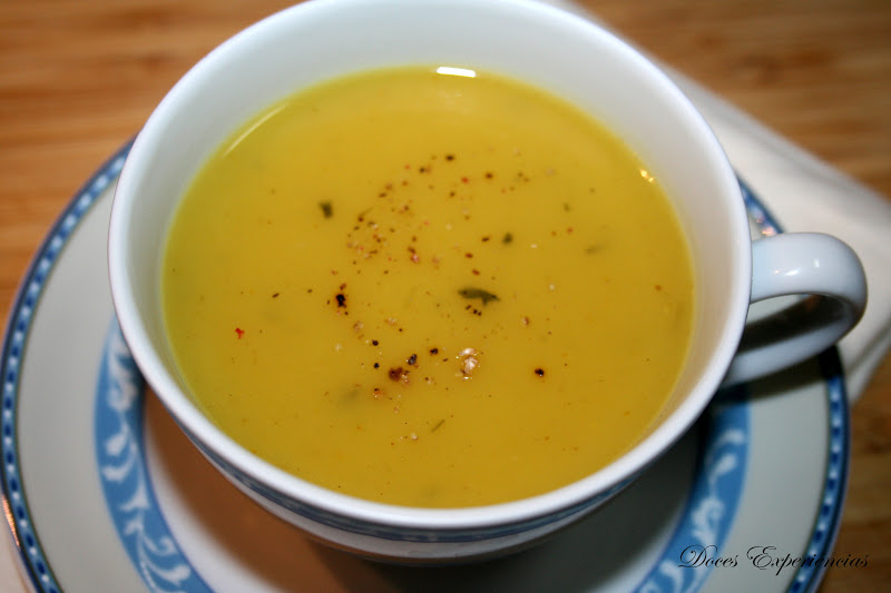 Doces Experiências: Creme de Batata-doce e Leite de Coco