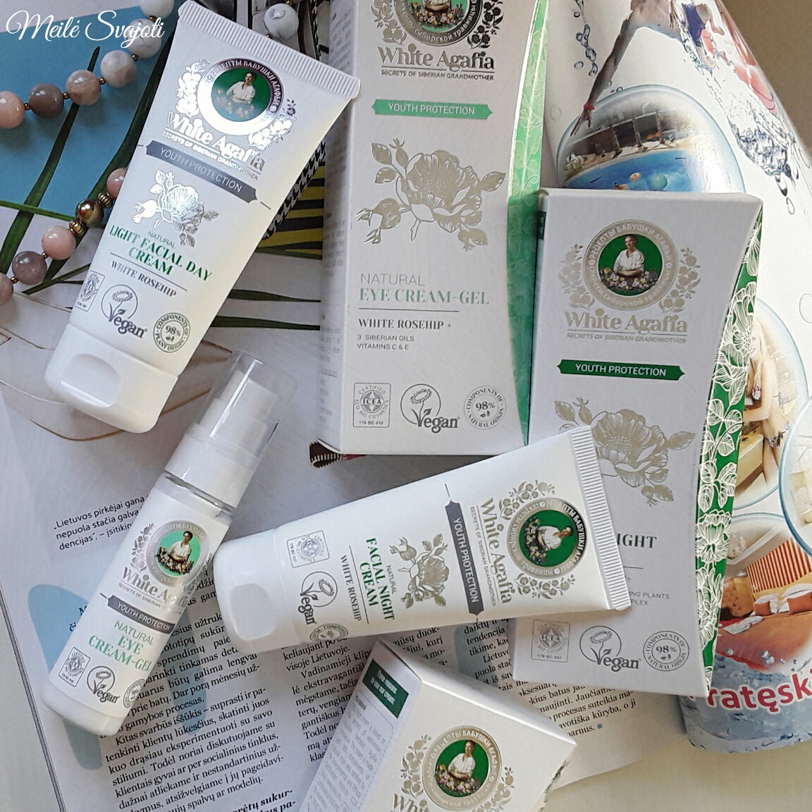 Viktorija Gruod Beauty Art: White Agafia jaunystės išsaugojimo linija ...