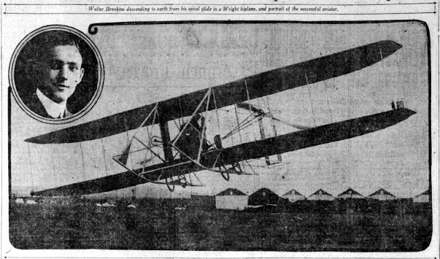 Los Angeles Morgue Files: Aviator Walter Brookins 1953 Valhalla Cemetery