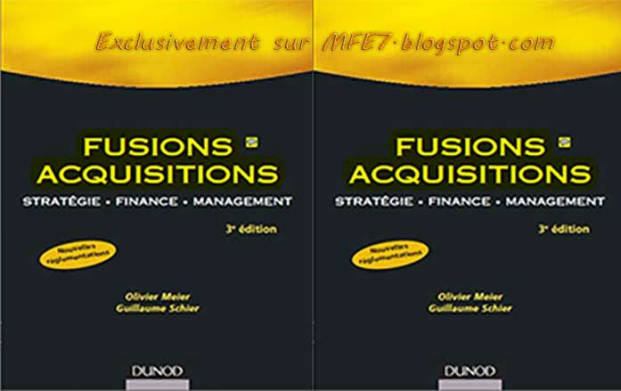 Livre de fusion acquisition - .:MFE7:. Master Management Financier de l'Entreprise