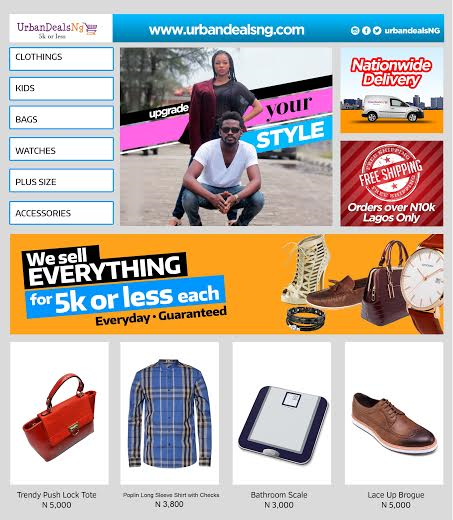 Own "Your Own" online shop with Urbandealsng 5k or less store free