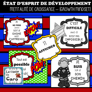 la classe de caro.: Mentalité de croissance