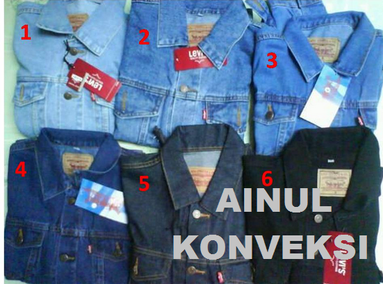 WA : 081224666444!! KONVEKSI JAKET JEANS BANDUNG MURAH - AINUL KONVEKSI