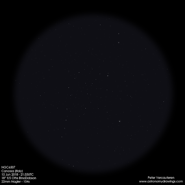 Astronomydrawings: NGC6507: My cup of tea