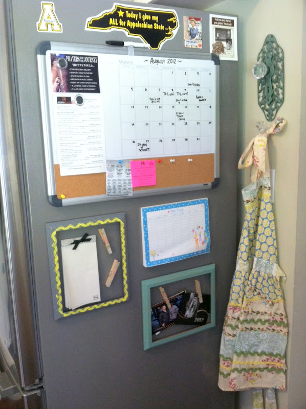 Thrifty Finds and Redesigns: DIY Fridge Frames