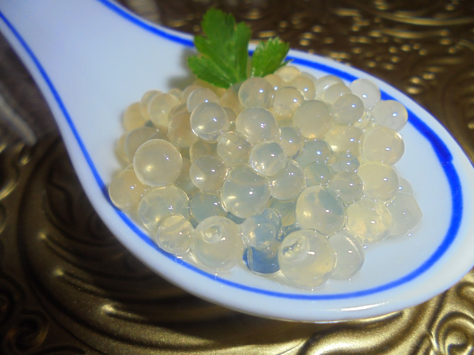 Kawior z octu balsamicznego i octu z białego wina