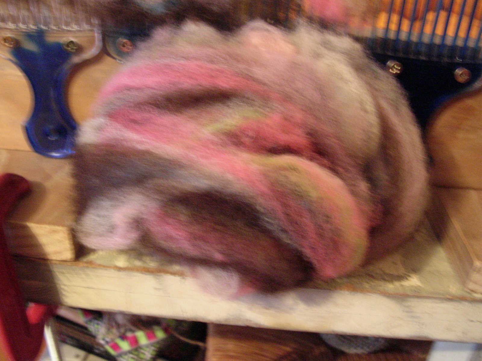 Blending Yarn with DIY Hackle