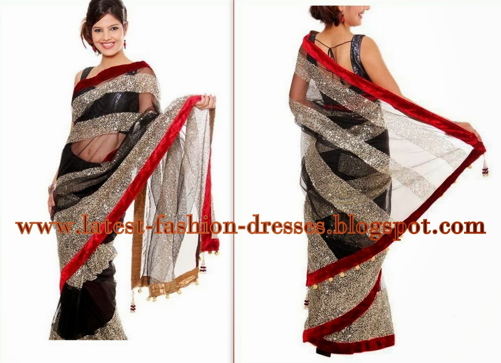 LATEST SOUTH INDIAN DESIGNER SAREE AND BLOUSE NECK DESIGNS COLLECTIONS ...