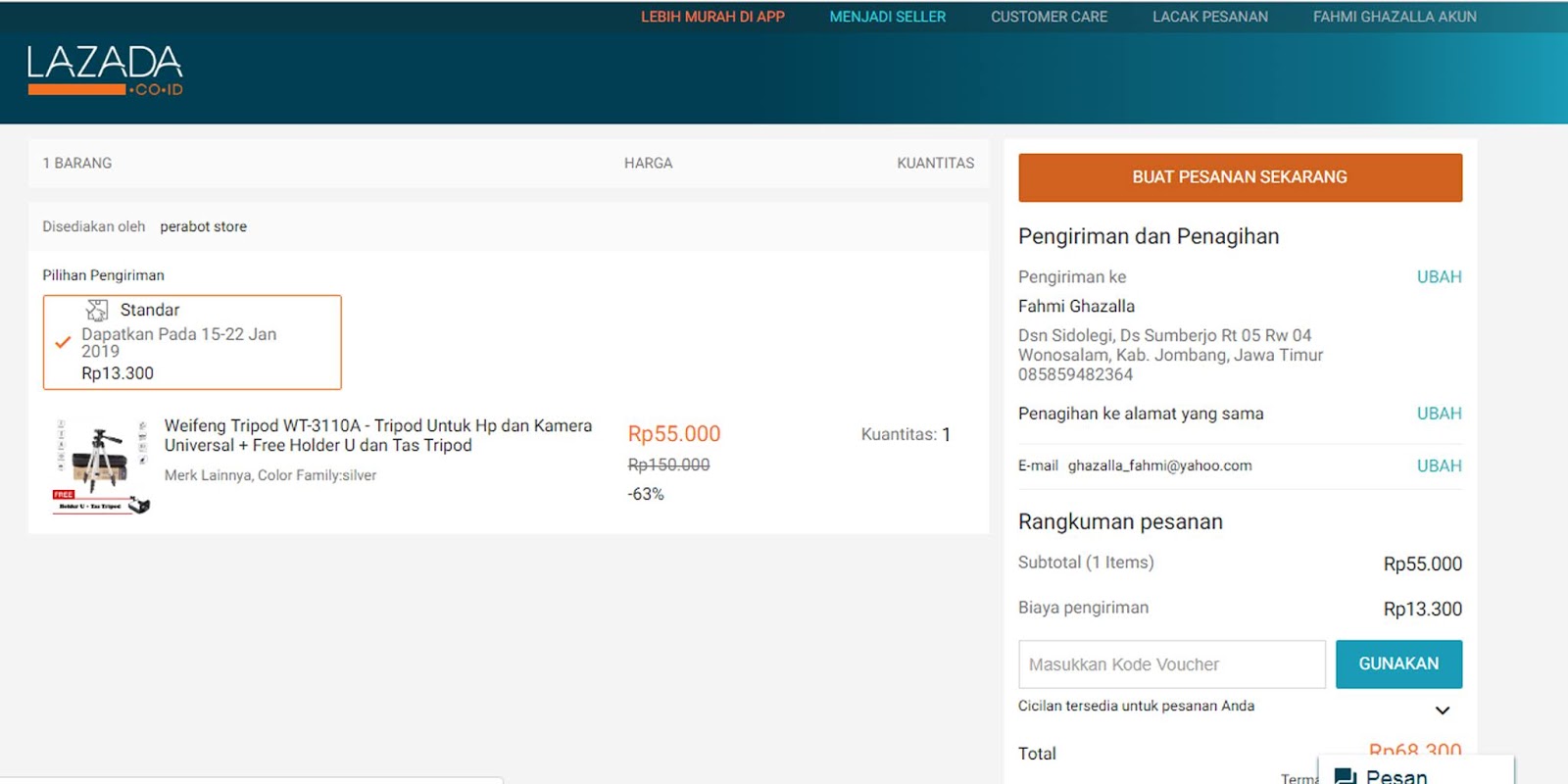 Belajar Algoritma Pemrograman: Flowchart & Bukti Pembelian Online Shop ...