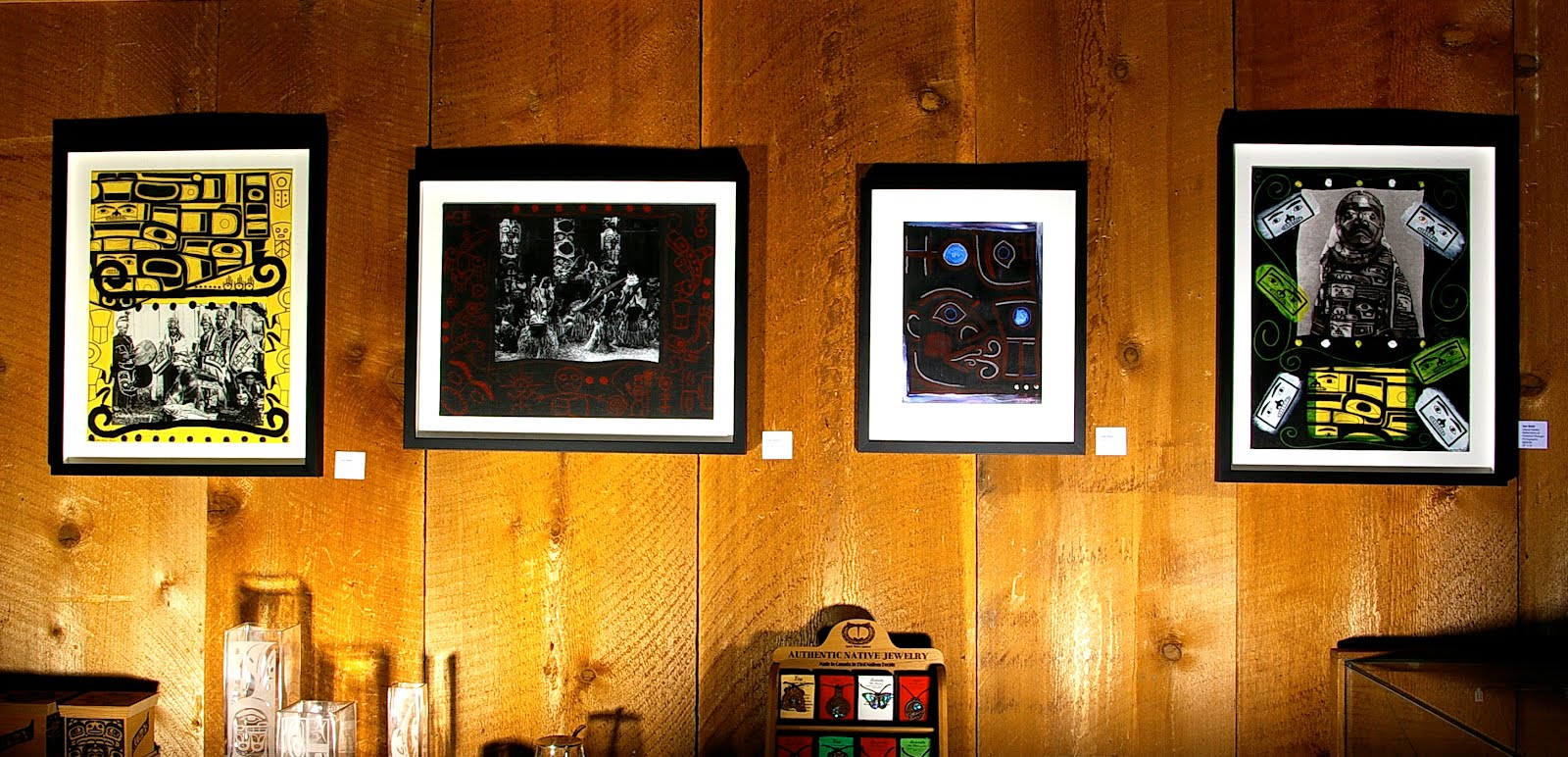 LATTIMER GALLERY: In Chilkat Times: New Mixed Media Canvases by Ian Reid