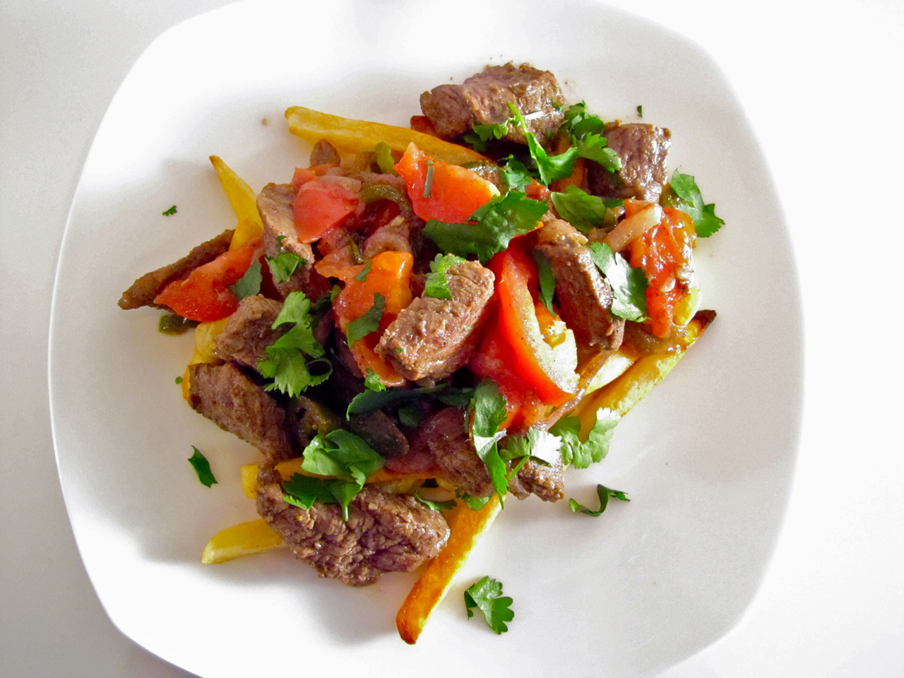 ChowGals: Peruvian Steak and Potato Stir Fry