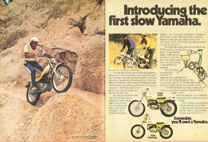MOTORCYCLE 74: 1974 Yamaha TY250