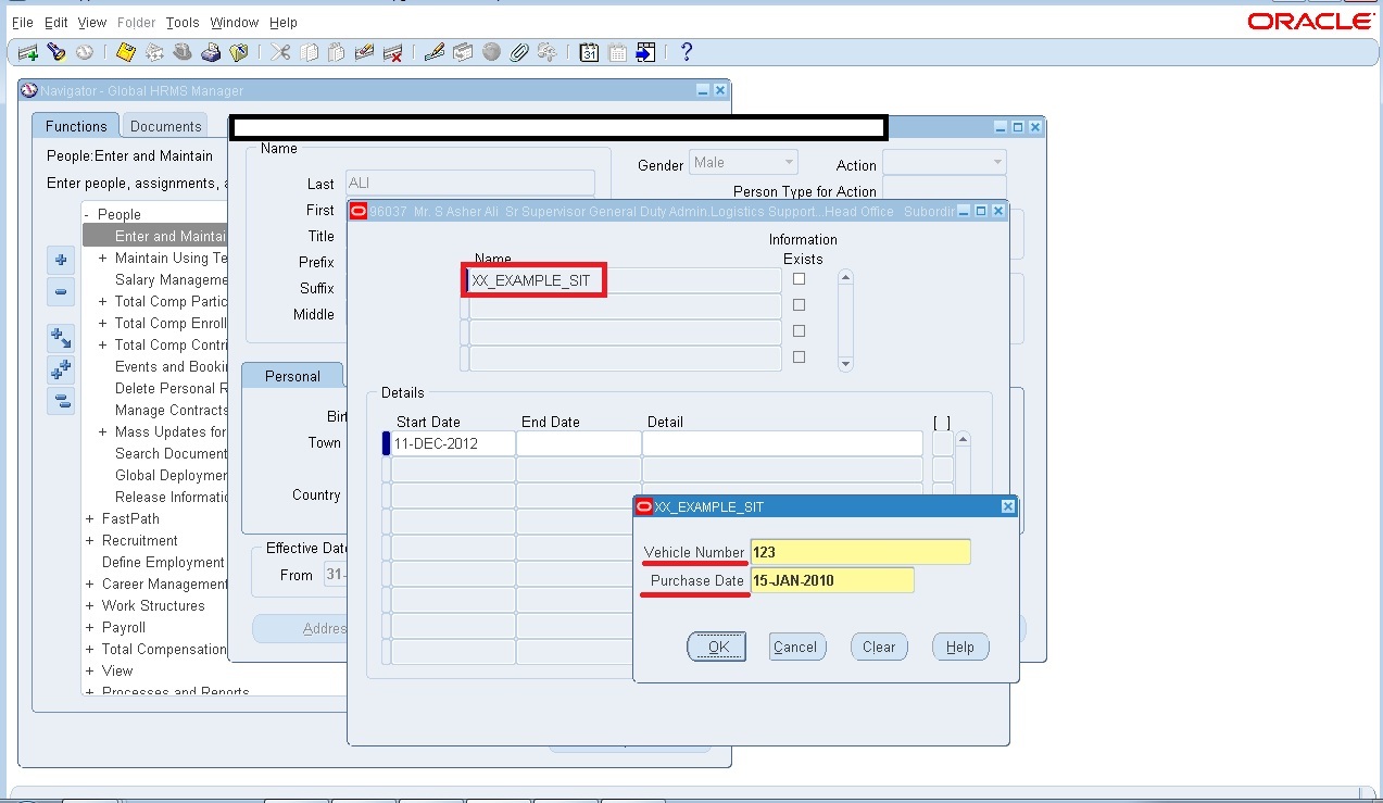 My Oracle World: How to create Special information type (SIT) in Oracle HRMS