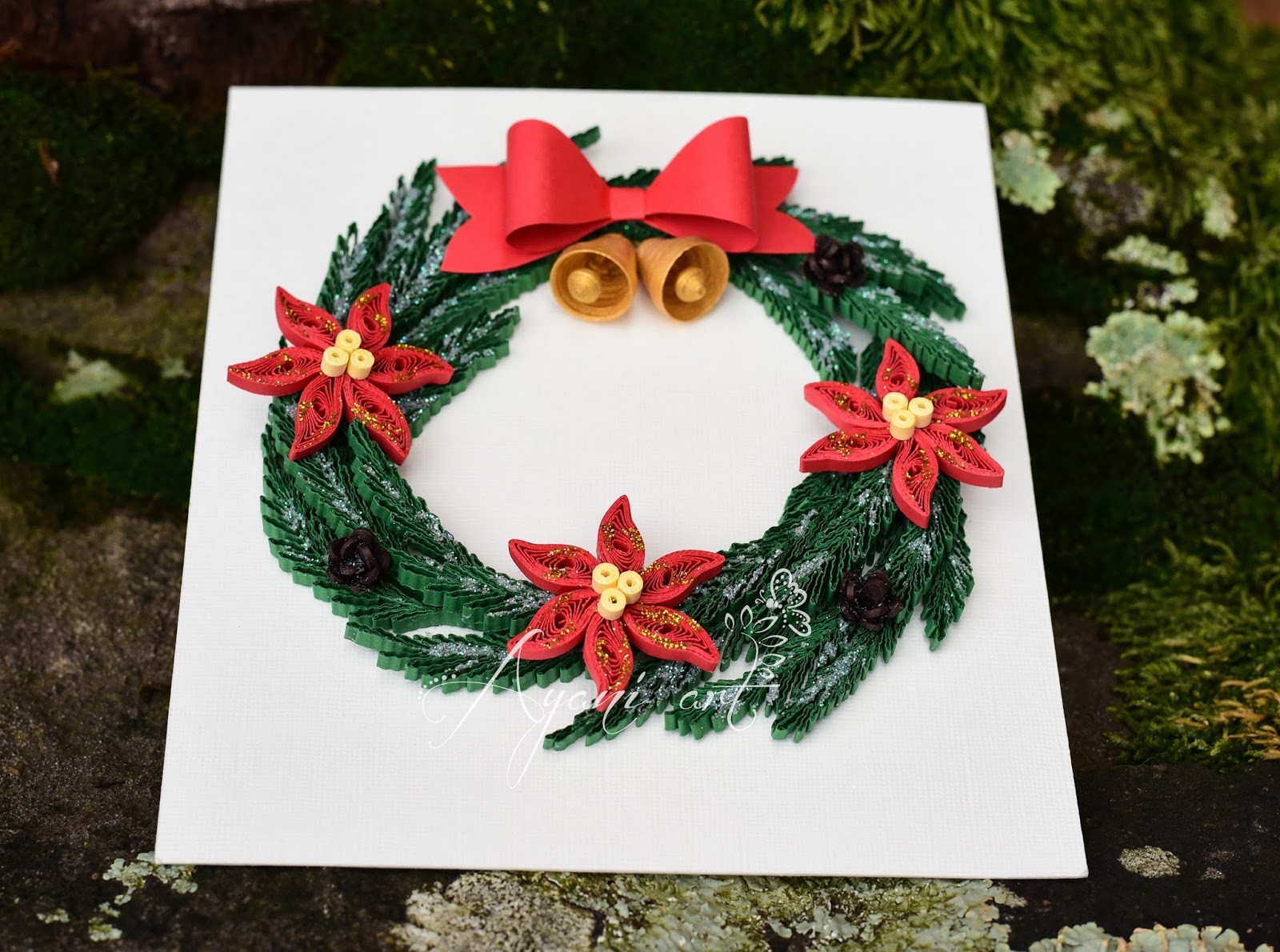 Ayani Art Quilling Christmas Card ayani-art-quilling-christmas-card