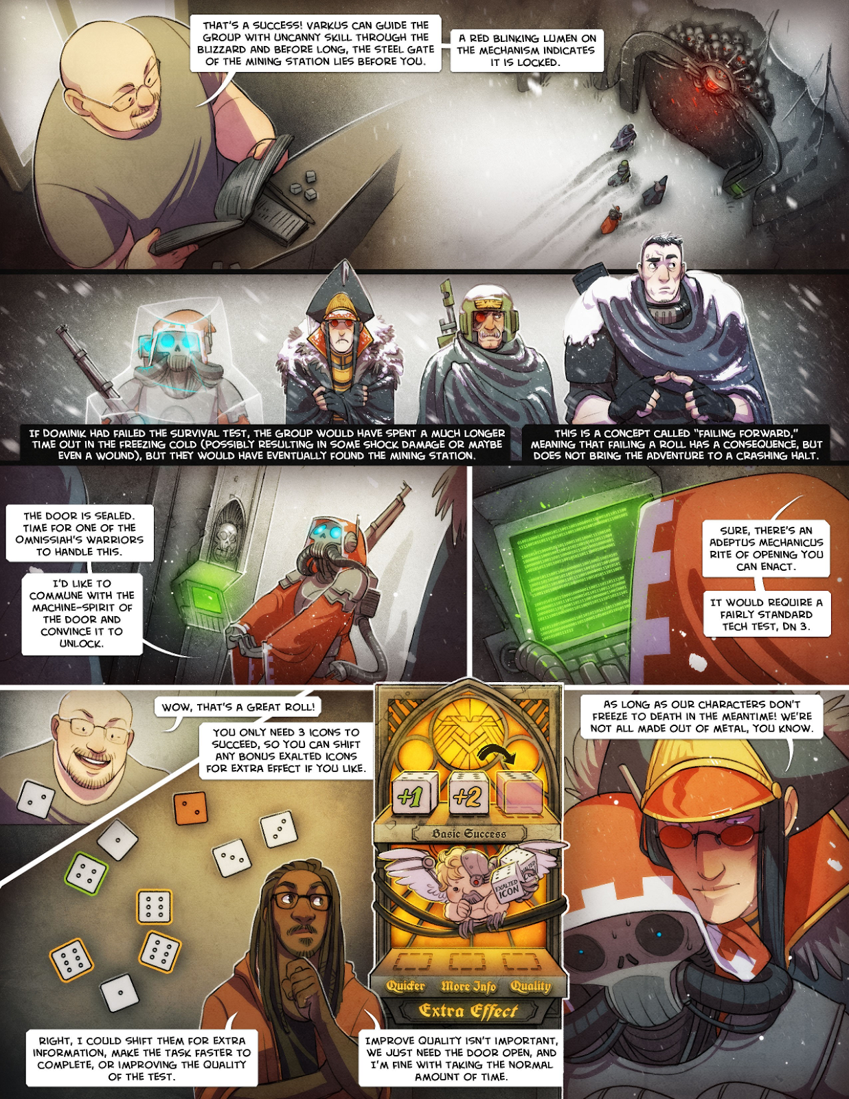 El Descanso del Escriba: Un cómic de Kaiser, para explicar Wrath & Glory