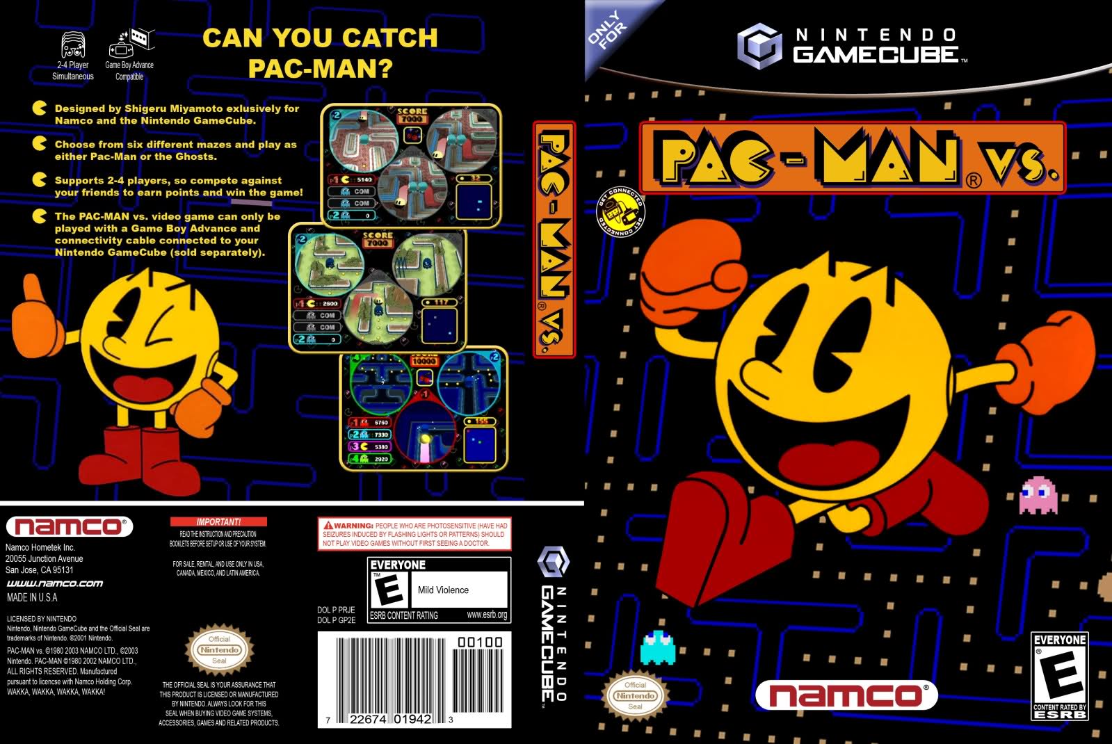 Pac-Man Vs. se une a otros juegos en Namco Museum para Nintendo Switch ...