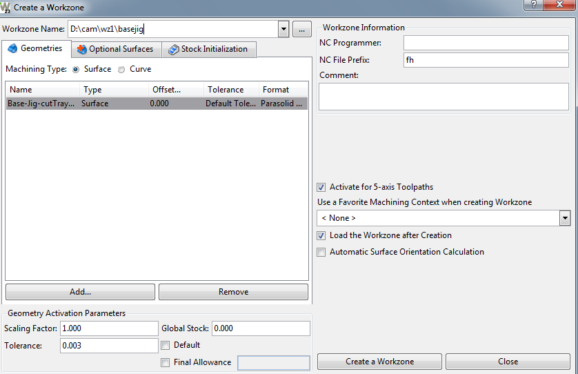 Hướng dẫn sử dụng Work NC - Basic ~ Bổ trợ kiến thức Kỹ thuật