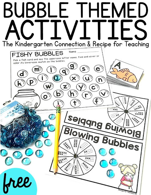 Blowing Bubbles Math Game - Recipe for Teaching