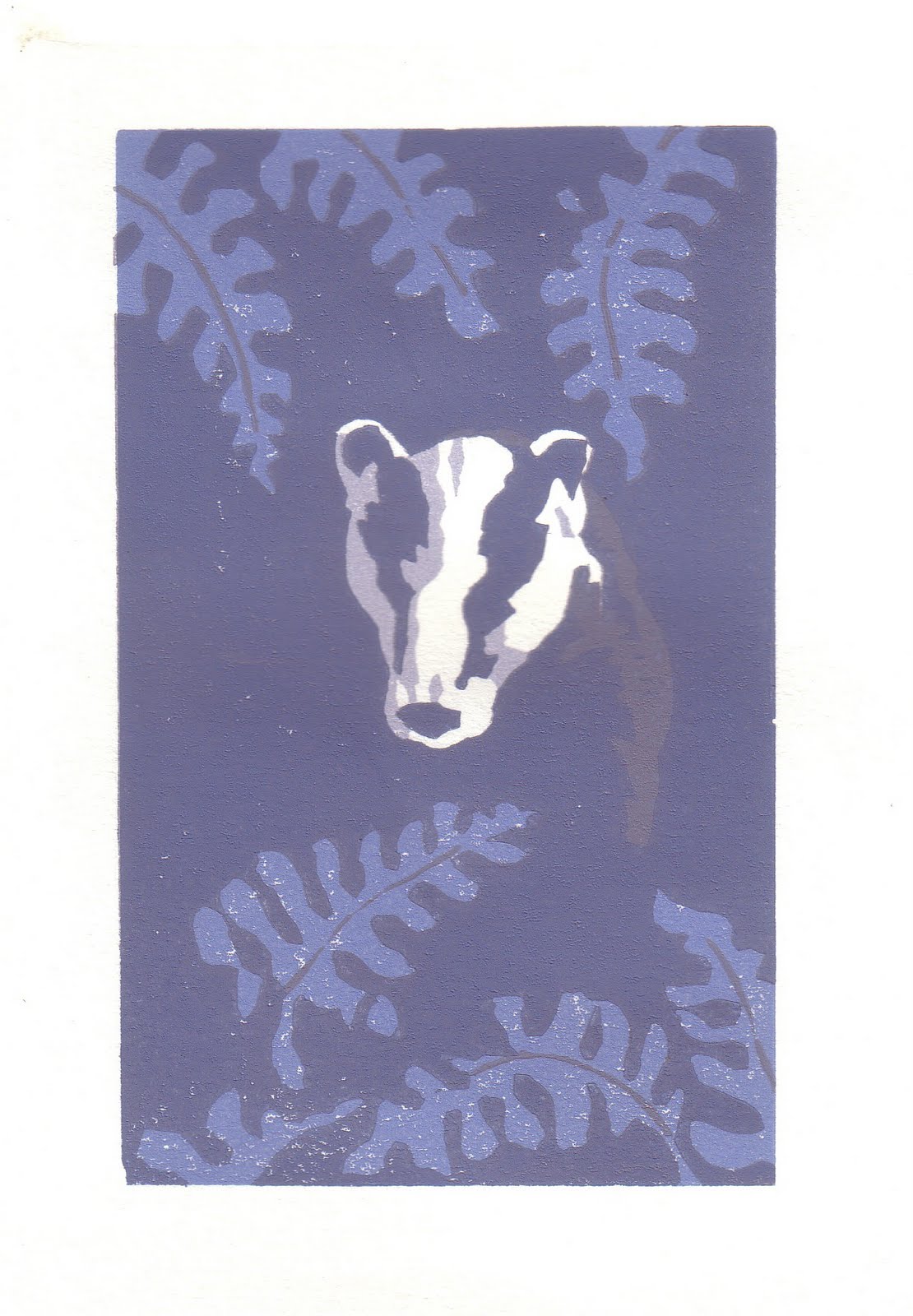 Wildlife with Pen and Brush: More work on the Badger Prints