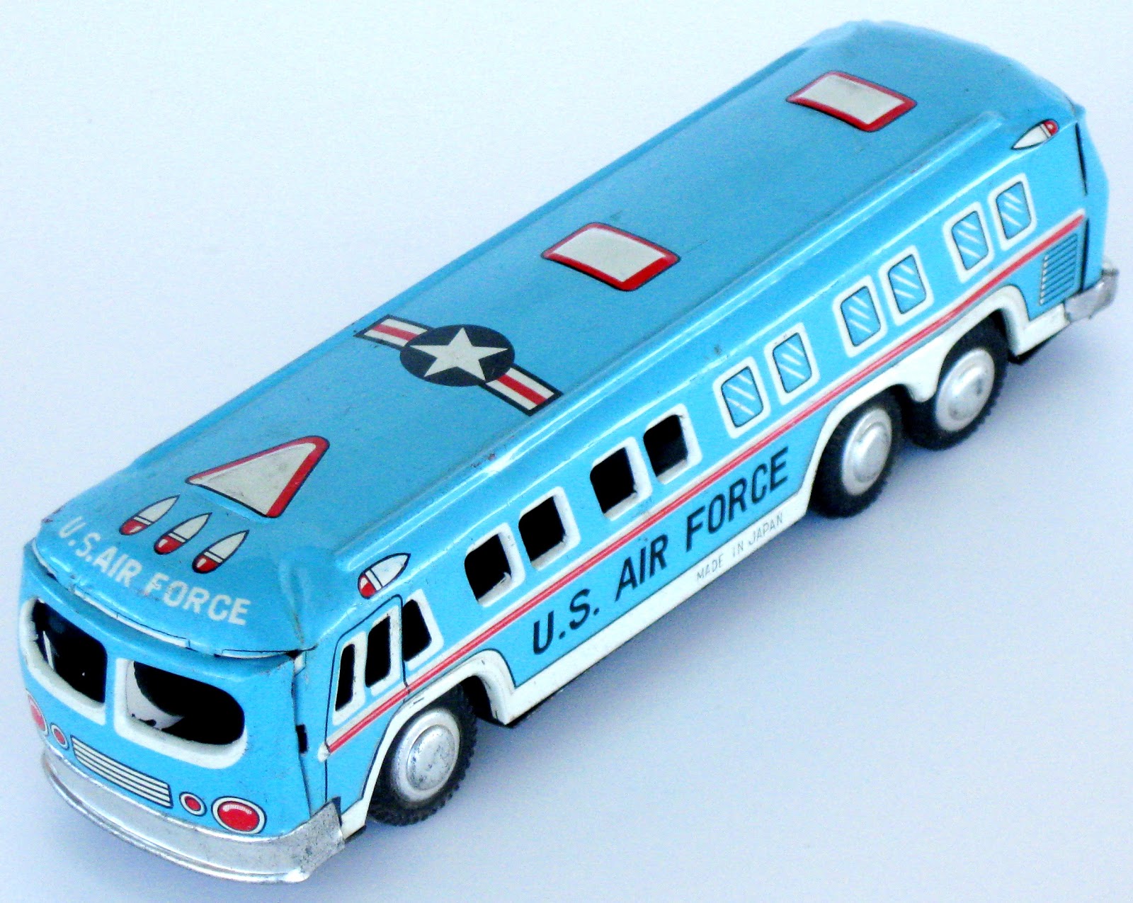 Toys and Stuff: Japan - Unknown Maker - Small USAF Bus