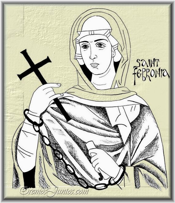 Vidas Santas: Santa Febronia de Nisibe, Virgen y Mártir