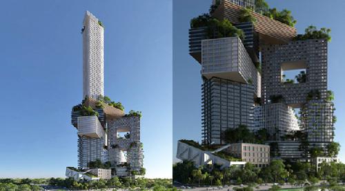 web de wen: Peruri 88, una ciudad vertical en Jakarta