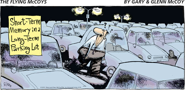 World of Cartoons and Comics: Short term memory loss