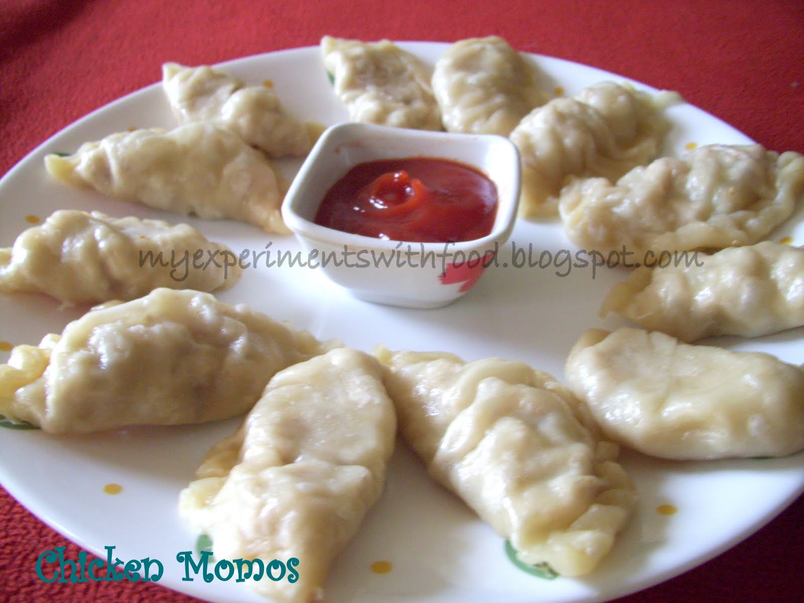 My Experiments With Food: Steamed Chicken Momos for chicken lovers