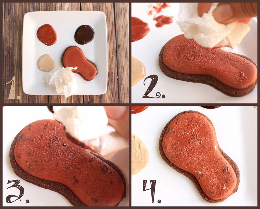 How to Make Cookies Look Like Leather