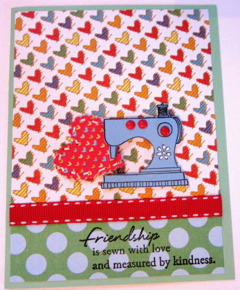 Carol Hartery's Creations: Sewing theme Note cards