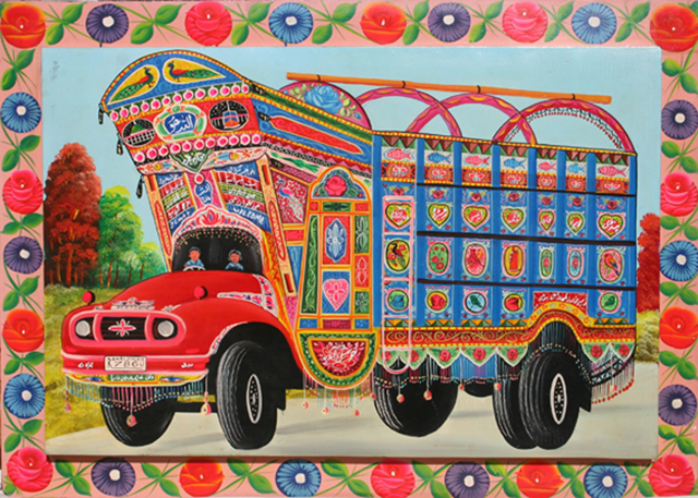 Rickshaw Art-Truck Design - Following the Beloved_صلی اللہ علیہ وآلہ و ...