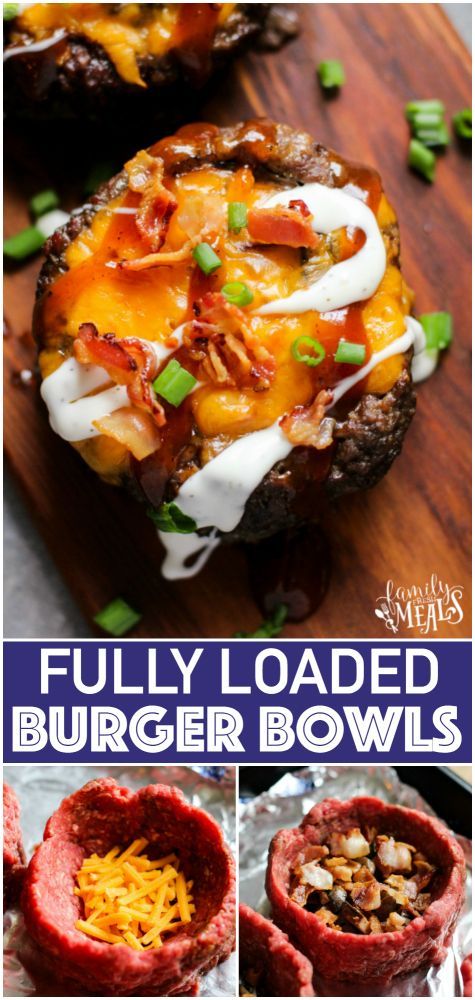 Fully Loaded Burger Bowls - Healthy Recipes | Clean Eating