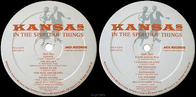 1988 In The Spirit Of Things - Kansas - Rockronología