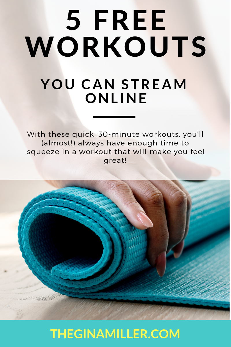 5 Free Workouts You Can Stream Anywhere | Gina Miller's Blog - Travel ...