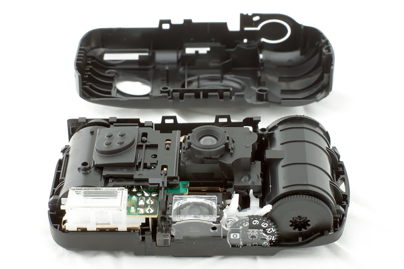 Highly Entropic: Taking apart a disposable camera