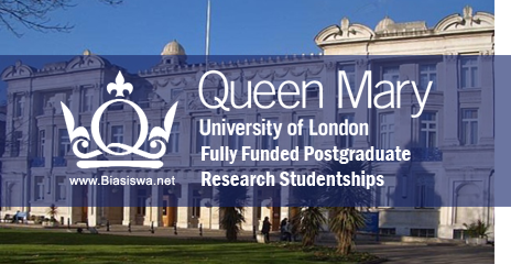 Queen Mary University of London (QMUL) Fully Funded Postgraduate Research Studentships 2019 ...