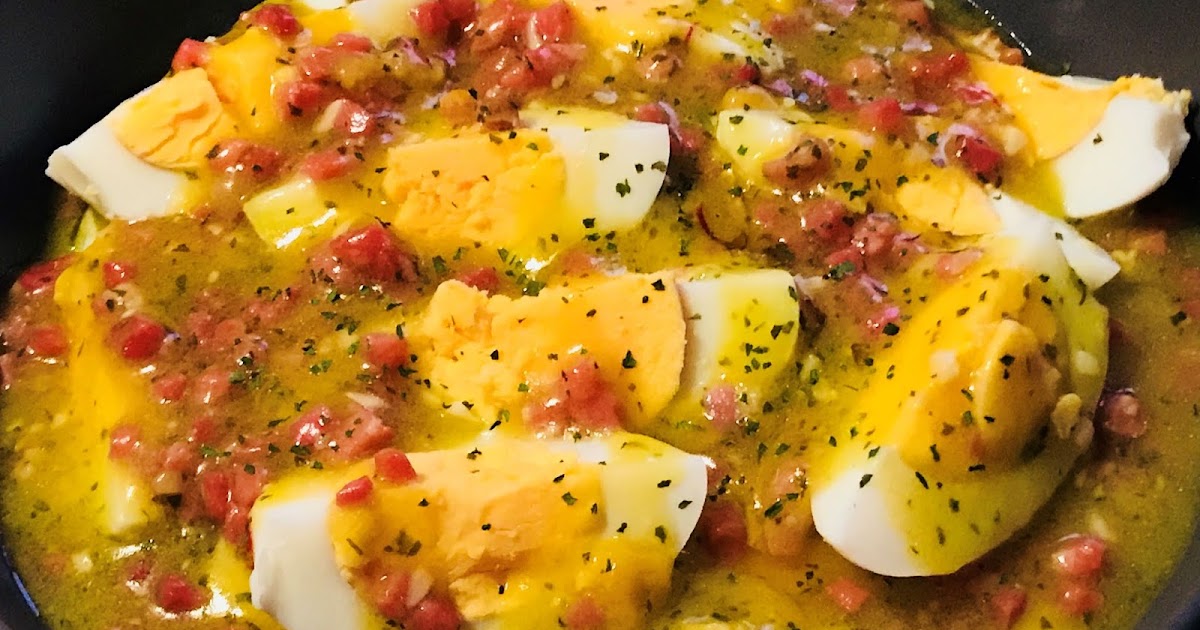 Laura y sus cacharros: Huevos duros en salsa verde (Thermomix)