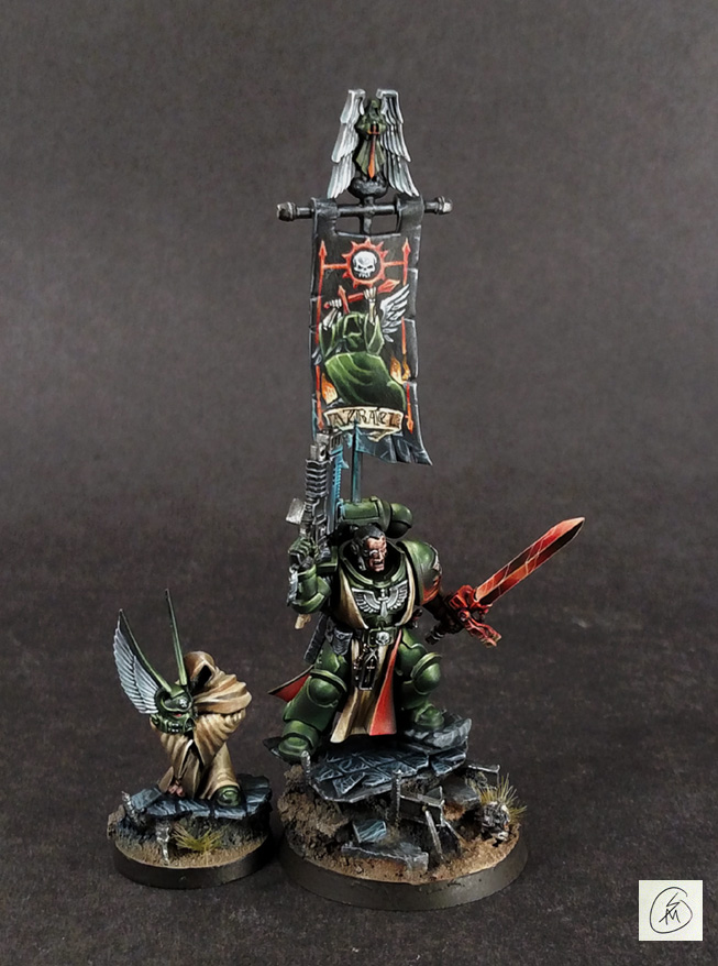 samson minis: Finished! Dark Angels Azrael