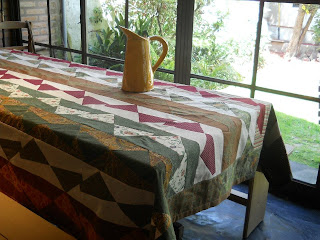 Los Quilts de Merce: Manteles en patchwork
