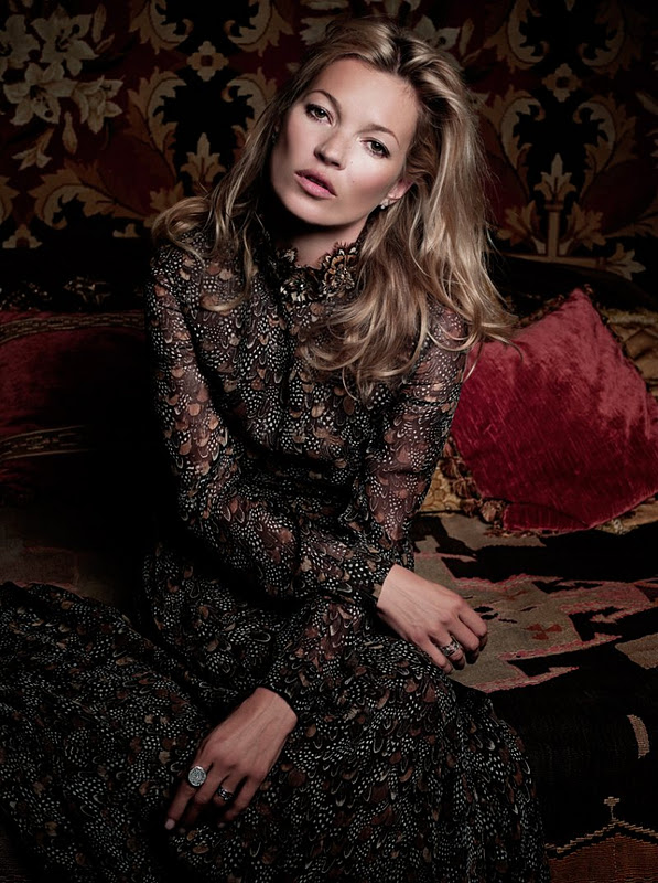 Smartologie: Kate Moss for 'Madame Figaro' January 2012