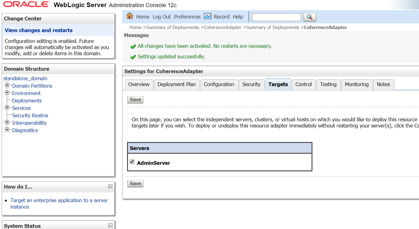 Creating Coherence Adapter Connection Factories Through Wlst Script Oracle Soa Suite 12c