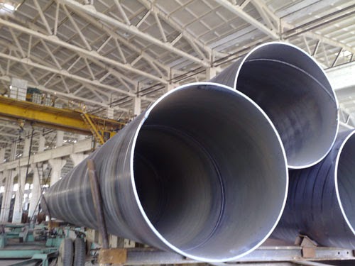 Spiral submerged-arc welding pipes